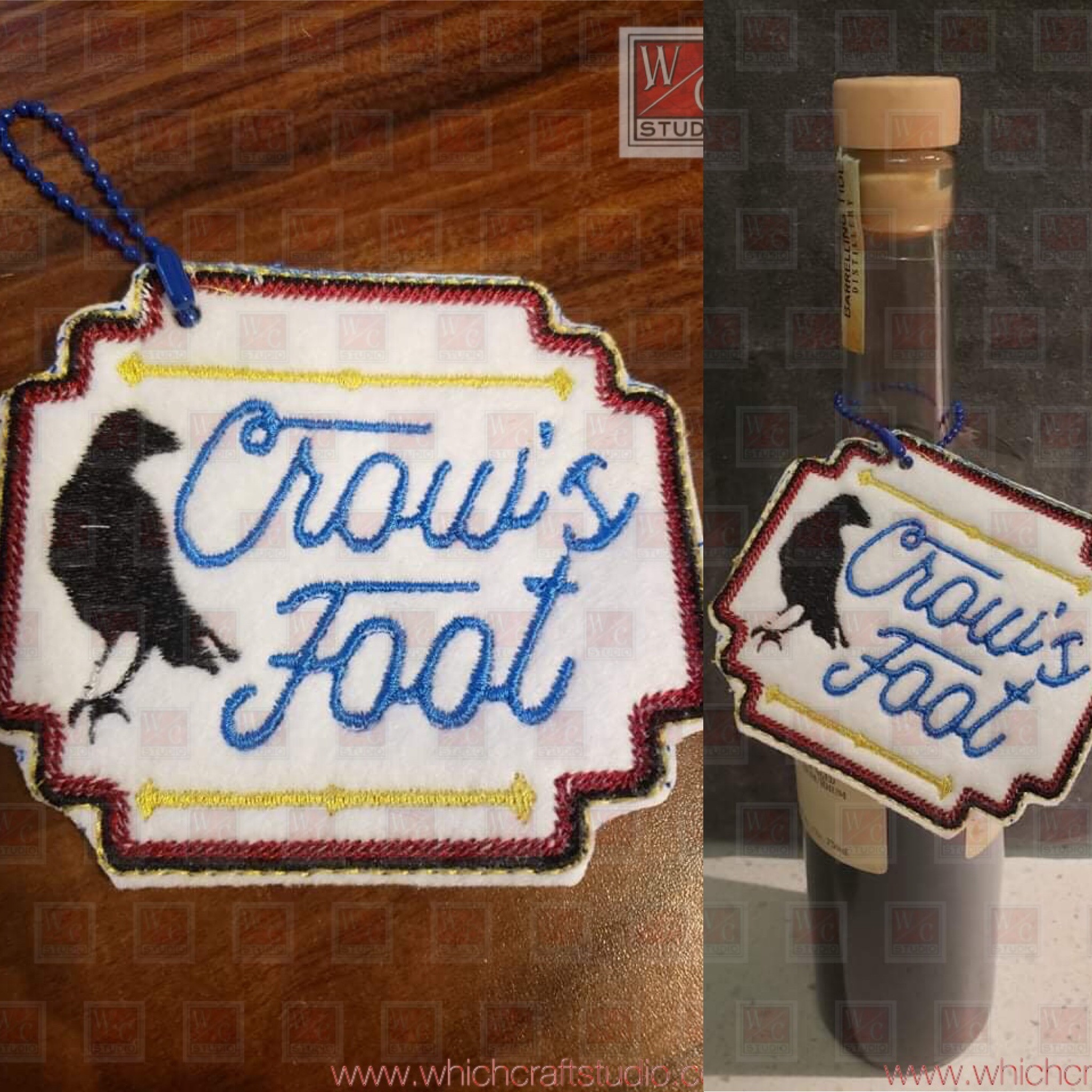 Digital Crow Foot 2 Sizes Digital Embroidery Files