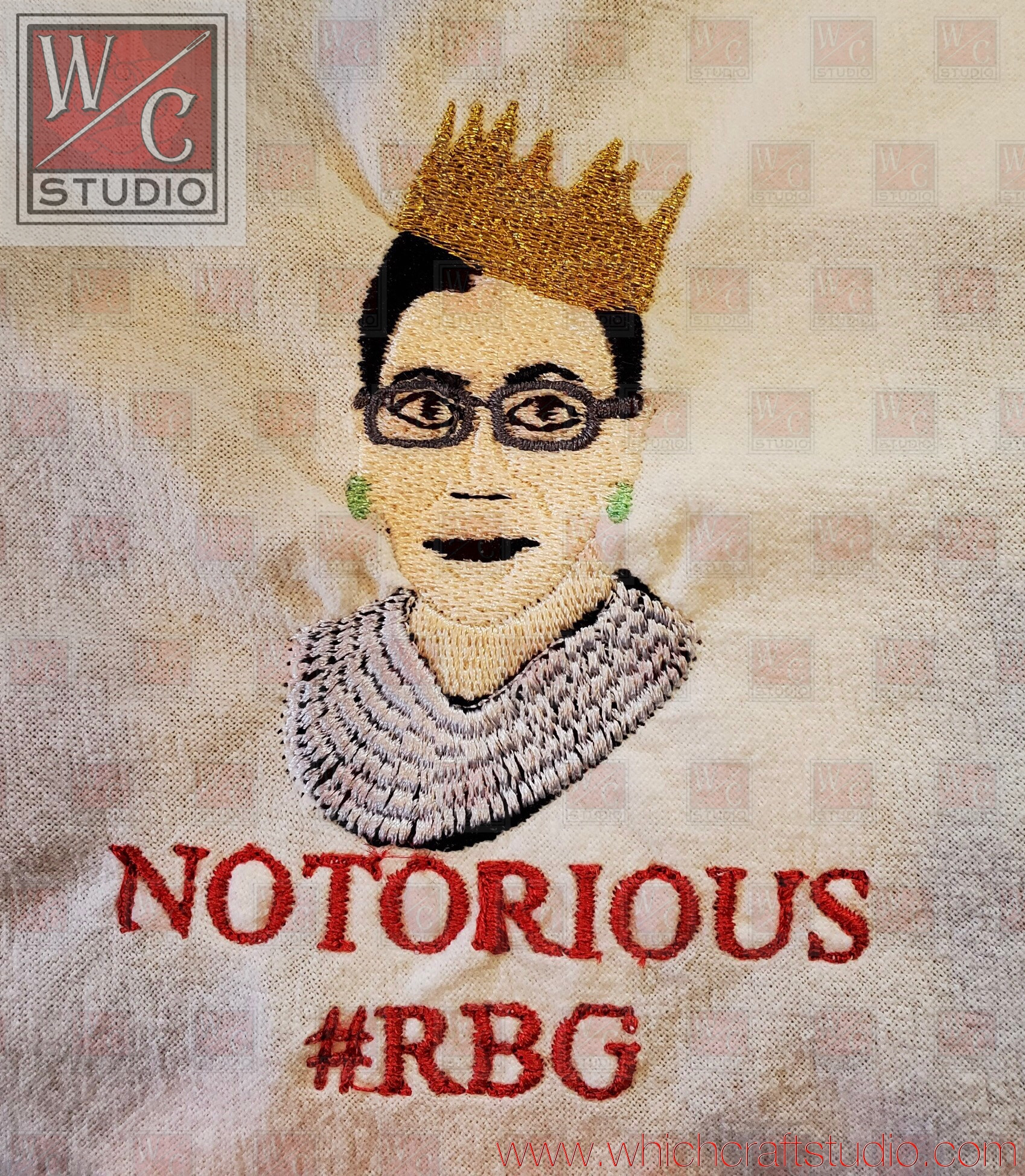 Digital NOTORIOUS RBG 4x4 Standalone Embroidery Designs