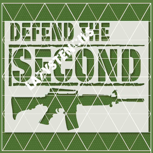 DEFEND THE SECOND STENCIL | Lazy Stencils
