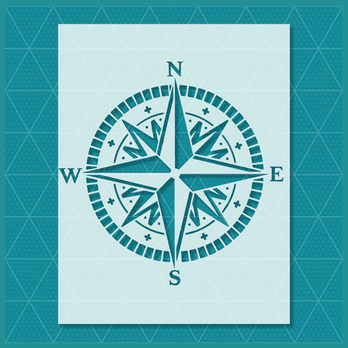 COMPASS STENCIL | Lazy Stencils