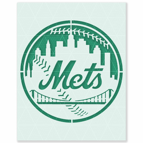 NY METS STENCIL | Lazy Stencils
