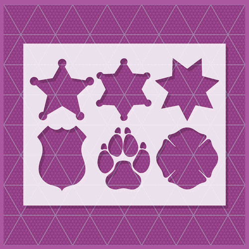 LAW ENFORCEMENT STENCIL | Lazy Stencils