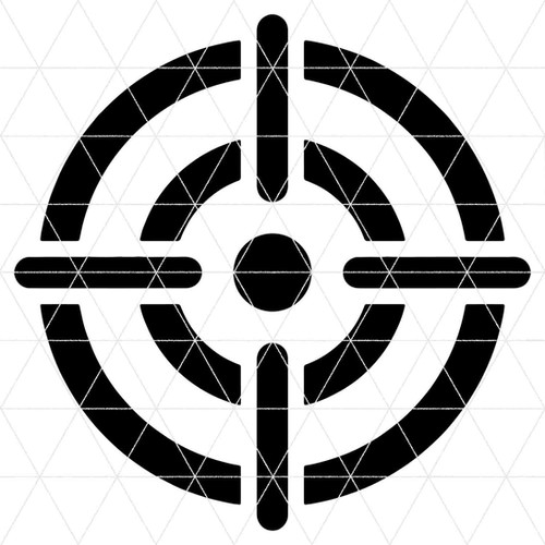 BULLSEYE TARGET STENCIL | Crafty Stencils