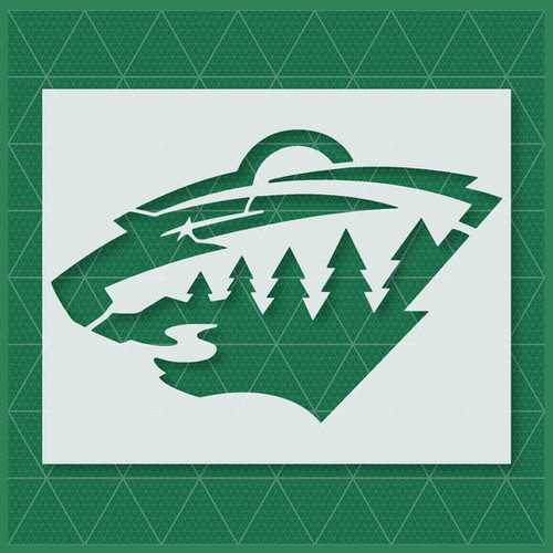 MINNESOTA WILD STENCIL | Lazy Stencils