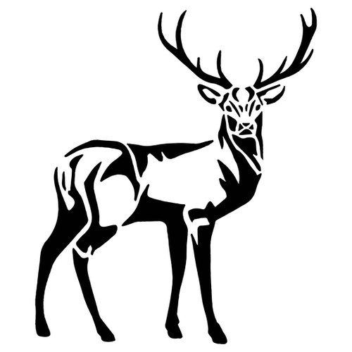 DEER STENCIL