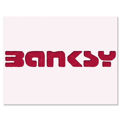 BANKSY TAG STENCIL | Lazy Stencils