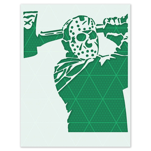 JASON VOORHIES STENCIL | Lazy Stencils