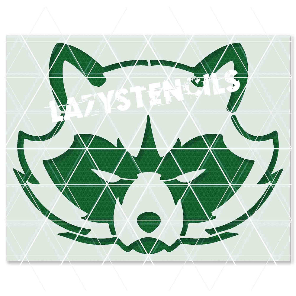 RACOON STENCIL