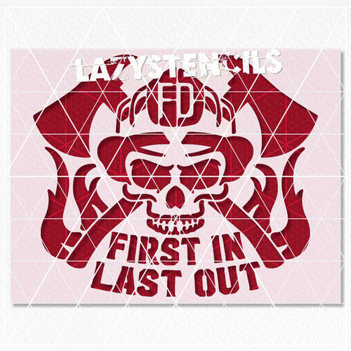 FIRE DEPARTMENT STENCIL