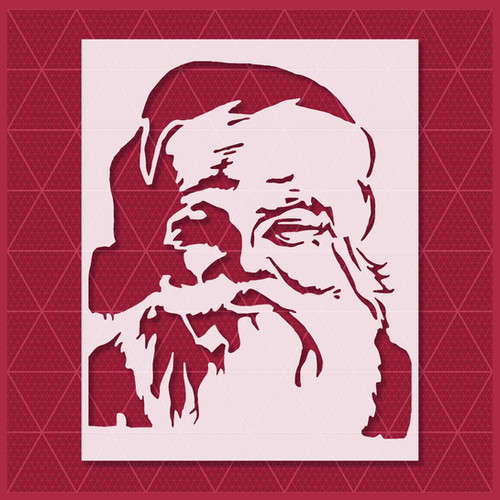 SANTA STENCIL | Lazy Stencils