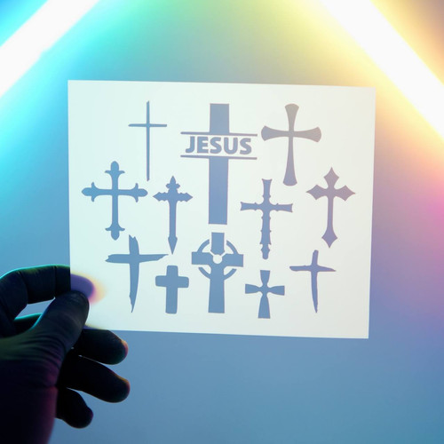 JESUS STENCIL | Lazy Stencils