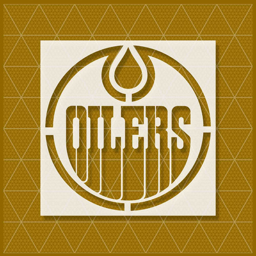 EDMONTON OILERS STENCIL | Lazy Stencils
