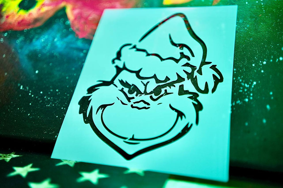 GRINCH STENCIL