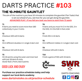 Practice | SWR Darts Coaching