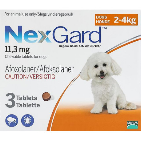Nexgard S - 11mg(2-4 Kg) x 3 | Maskota Feliz