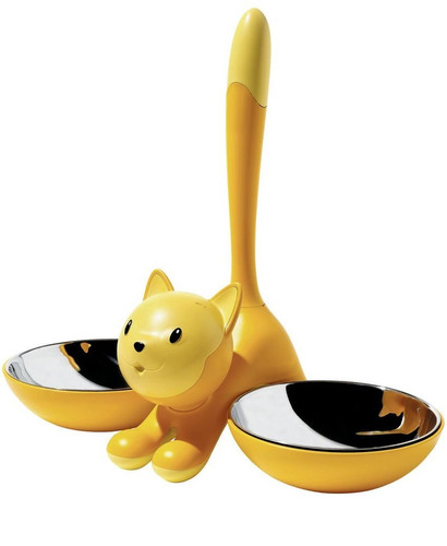 Alessi Tigrito Cat Bowl (Yellow) | Kittyglitz