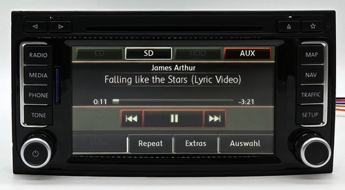 VW RNS 510 T5 Navi Autoradio (Continental) | 7E0035680D inkl. Code