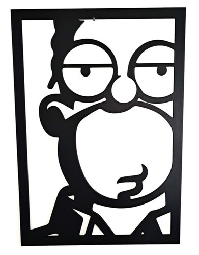 Homer Simpson - Laser Cut Wall Art | Urban Vibe Studio