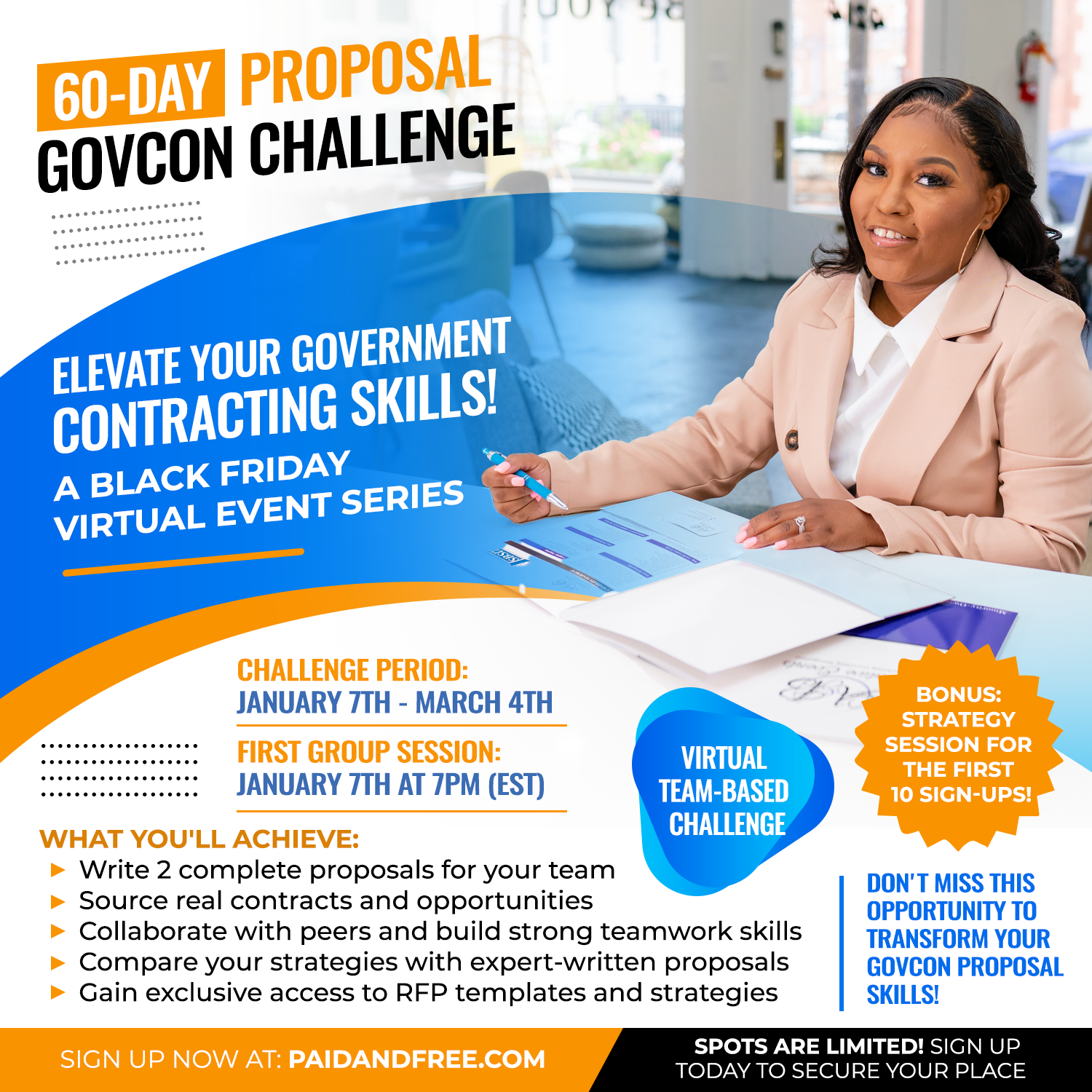 Jan GovCon RFP Challenge | Paid and Free