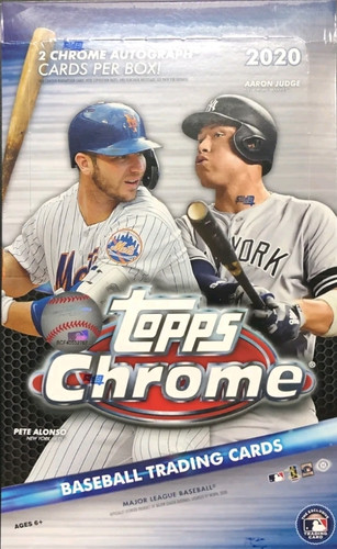 MLB Topps 2020 Chrome Baseball Hobby Box | ClockTower Comix