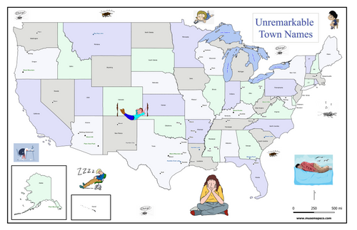 Boring Towns | MuseMaps