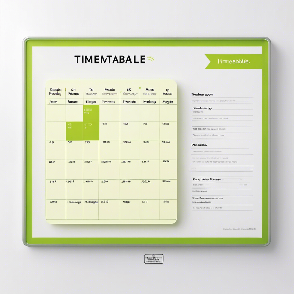 Interactive Timetable | Ai4teachers