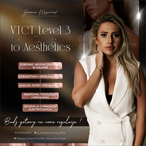 VTCT Level 3 Access to Aesthetic Therapist (wersja Polska dostepna ...