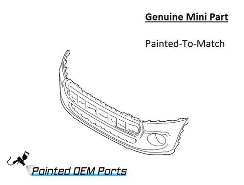 Painted 2014-2021 MINI Cooper Front Bumper Cover | Genuine OEM