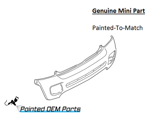 Painted 2011-2015 MINI Cooper Aero Rear Bumper Cover | Genuine OEM