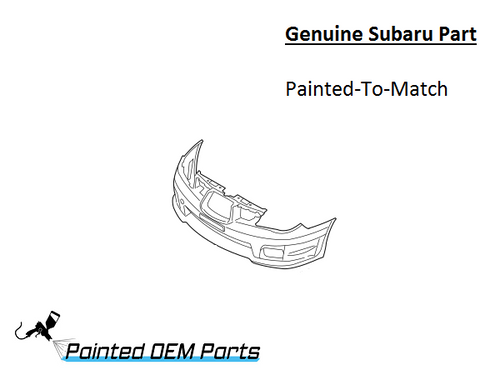 Painted 2006-2007 Subaru Impreza WRX Front Bumper Cover | Genuine OEM