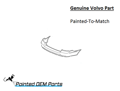 Painted 2008-2010 Volvo V70 Rear Bumper Cover | Genuine OEM