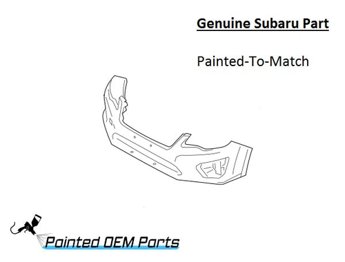 Painted 2012-2014 Subaru Impreza Front Bumper Cover | Genuine OEM