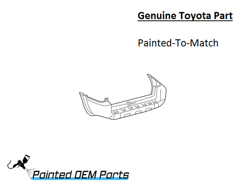 Painted 2006-2009 Toyota 4Runner Rear Bumper Cover | Genuine OEM
