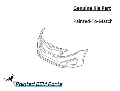 Painted 2014-2015 Kia Optima Front Bumper Cover | Genuine OEM