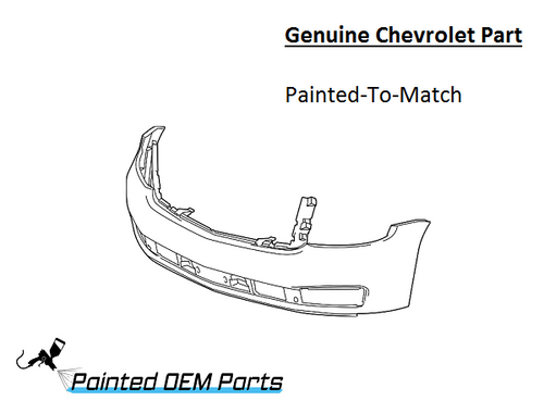Painted 2015-2020 Chevrolet Tahoe Front Bumper Cover | Genuine OEM