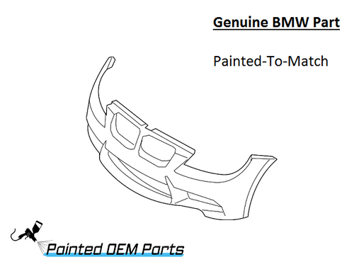 Painted 2008-2013 BMW M3 Front Bumper Cover | Genuine OEM