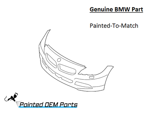 Painted 2009-2016 BMW Z4 Front Bumper Cover | Genuine OEM