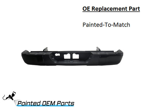 Painted 2014-2021 Toyota Tundra Rear Bumper Assembly | OE Replacement
