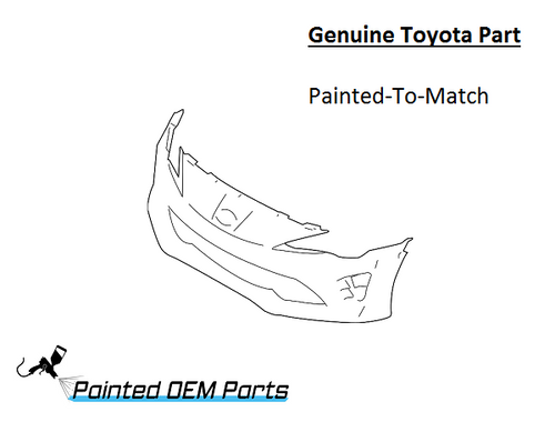 Painted 2017-2020 Toyota 86 Front Bumper Cover | Genuine OEM