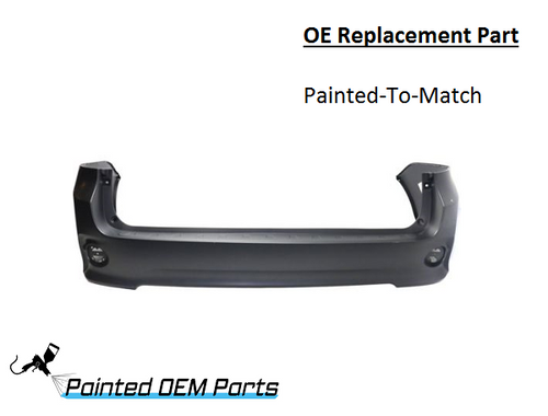 Painted 2011-2020 Toyota Sienna Rear Bumper Cover | OE Replacement