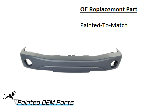 Painted 2004-2006 Dodge Durango Front Bumper Cover | OE Replacement