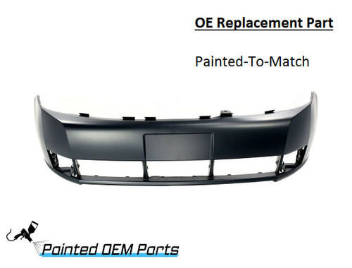 Painted 2008-2011 Ford Focus Front Bumper Cover | OE Replacement