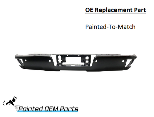 Painted 2014-2019 GMC Sierra 1500 Rear Bumper | OE Replacement