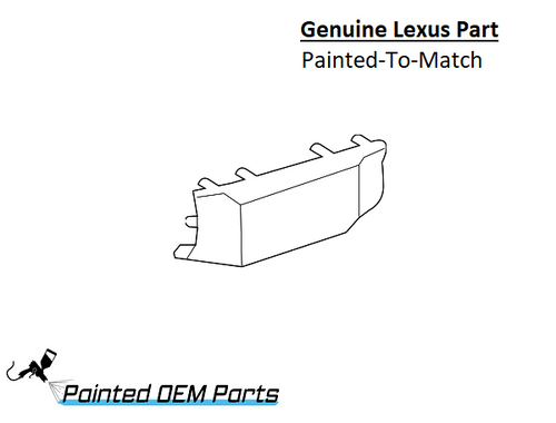 Painted 2016-2021 Lexus LX570 Rear Hitch Cover | Genuine OEM