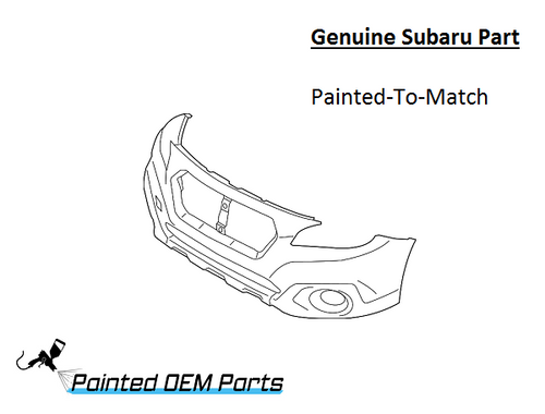Painted 2015-2017 Subaru Outback Front Bumper Cover | Genuine OEM