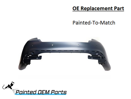 Painted 2015-2017 Chrysler 200 Rear Bumper Cover | OE Replacement
