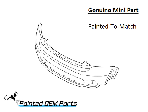 Painted 2011-2016 MINI Cooper Countryman Front Bumper Cover | Genuine OEM