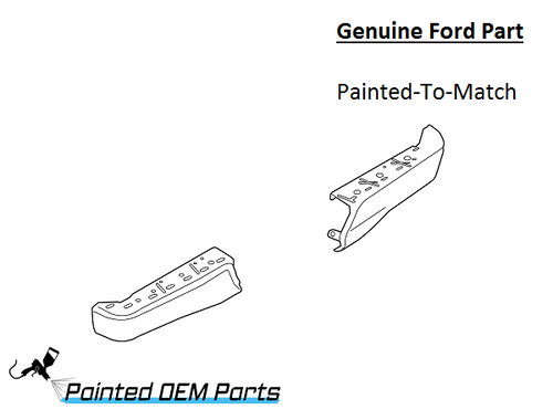 Painted 2021-2023 Ford F-150 F150 Rear Bumper Ends (Both) | Genuine OEM