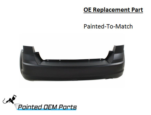 Painted 2009-2019 Dodge Journey Rear Bumper Cover | OE Replacement