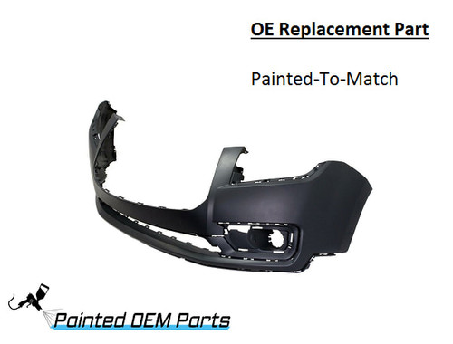 Painted 2013-2016 GMC Acadia Front Bumper Cover | OE Replacement
